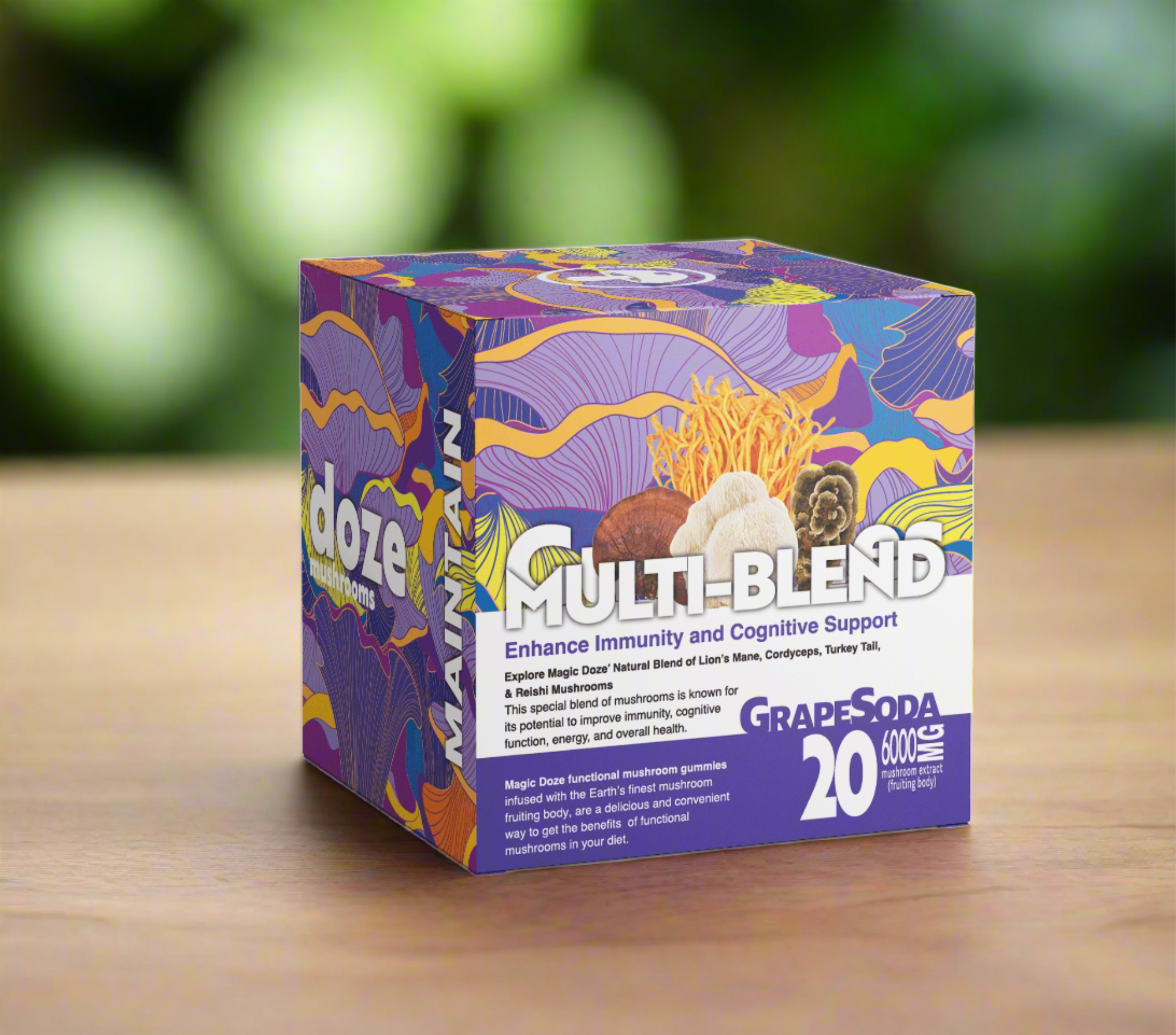 Multi-blend Mushroom Gummies (Grape Soda) | Holistic Wellness – Magic Doze